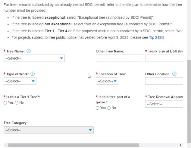 Tree Public Notice – Help Center - Seattle Services Portal