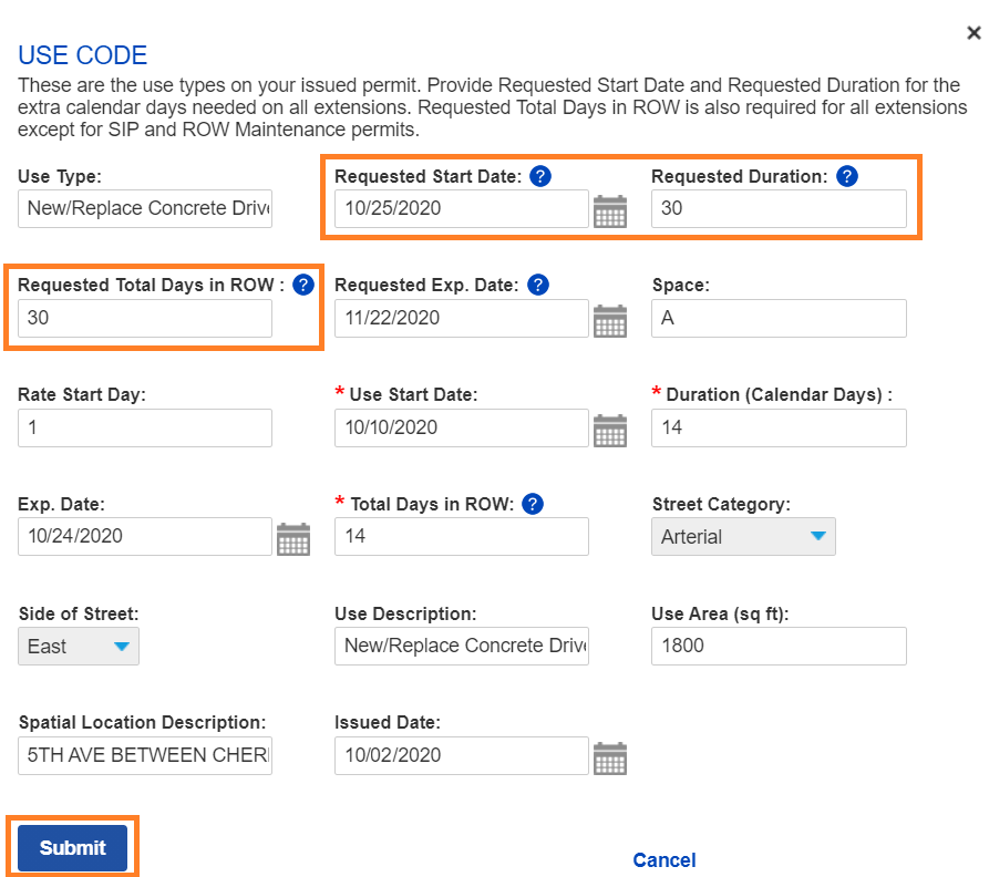 How Do I Extend the Use Date for My Issued Street Use Permit? – Help ...